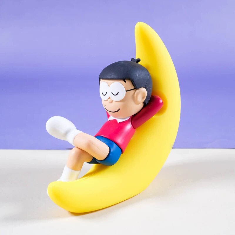 Аутентичные настольные украшения серии Doraemon Night Tour Starry Sky, мягкий клей, фигурка Doraemon, красивый подарок