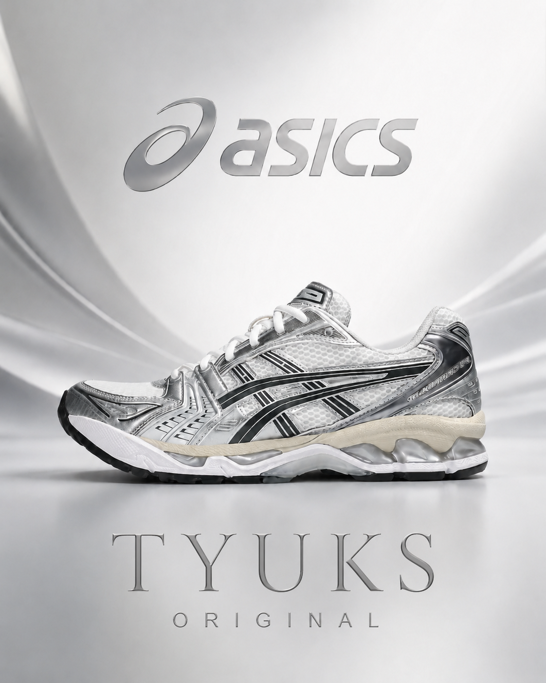 Кроссовки Gel-Kayano 14 "White Graphite Grey"