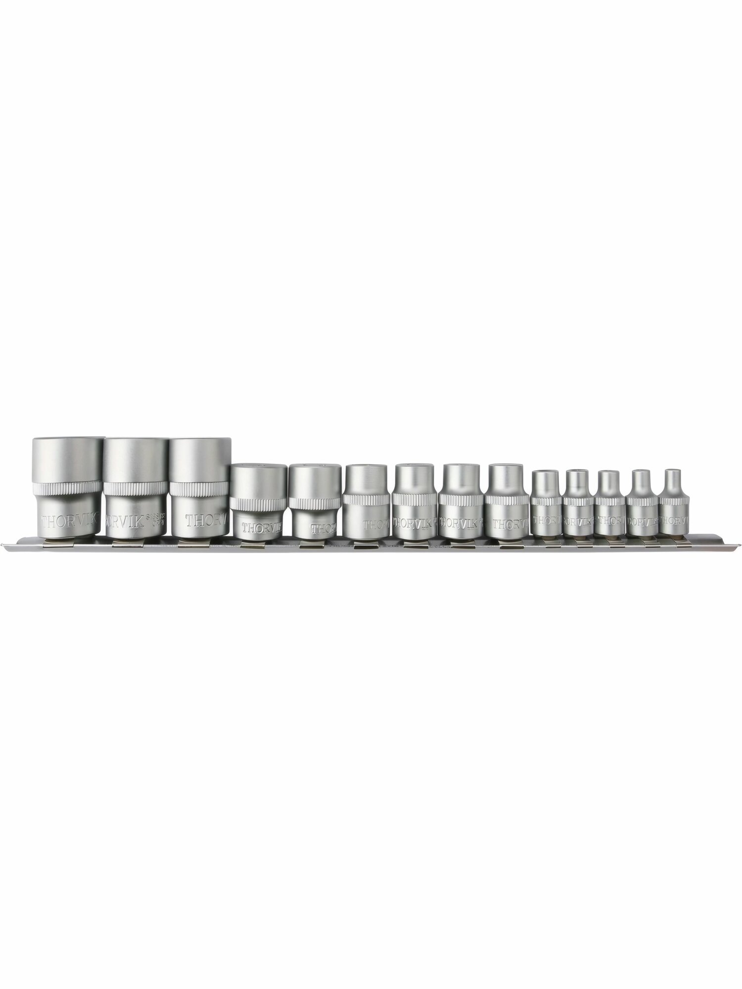 Набор головок торцевых 1/4", 3/8", 1/2"DR на держателе, внешний TORX , E4-E24, 14 предме Thorvik S1S1314SM