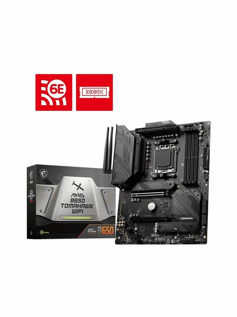 Материнская плата MSI MAG B650 TOMAHAWK WIFI, AM5, AMD B650