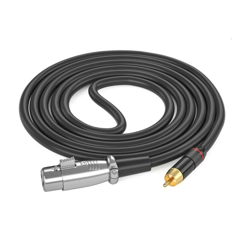 Аудиокабель 3Pin с золотыми контактами, женский BK XLR - 50cm