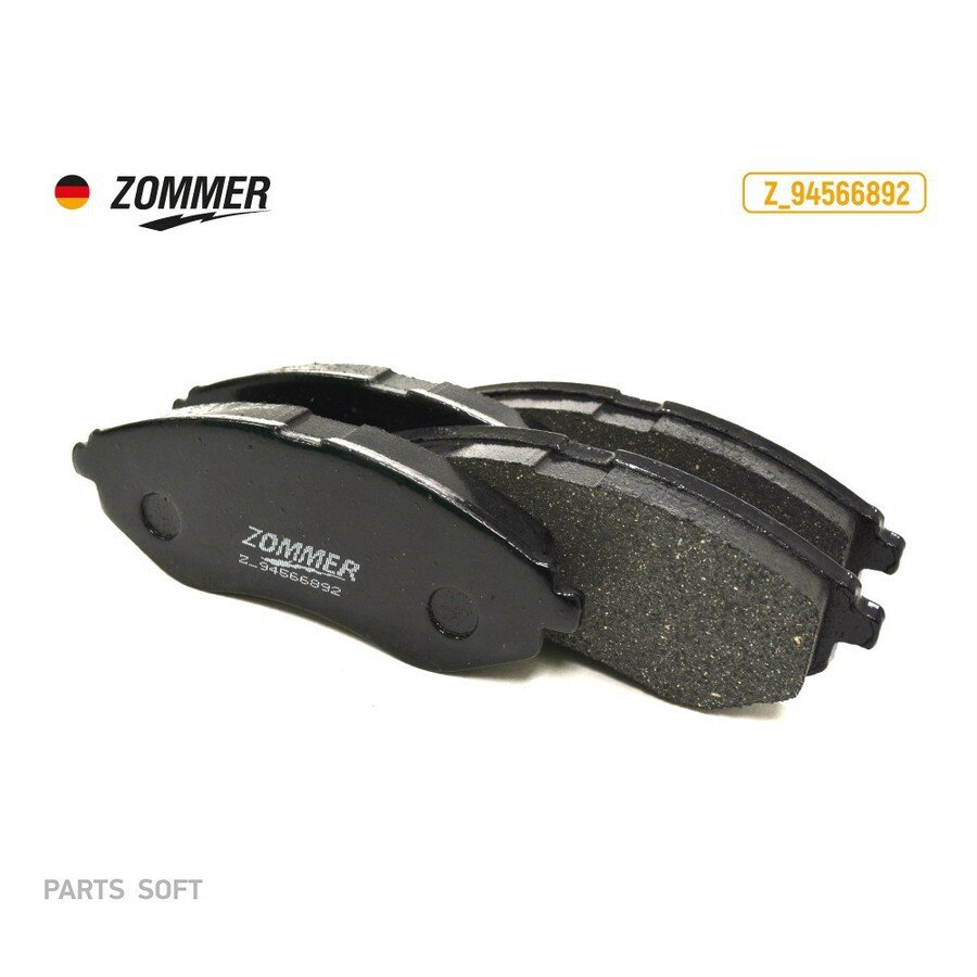 Колодка торм перед Chevrolet Aveo (Z_94566892) ZOMMER от официального дистрибьютора, ZOMMER, артикул Z94566892