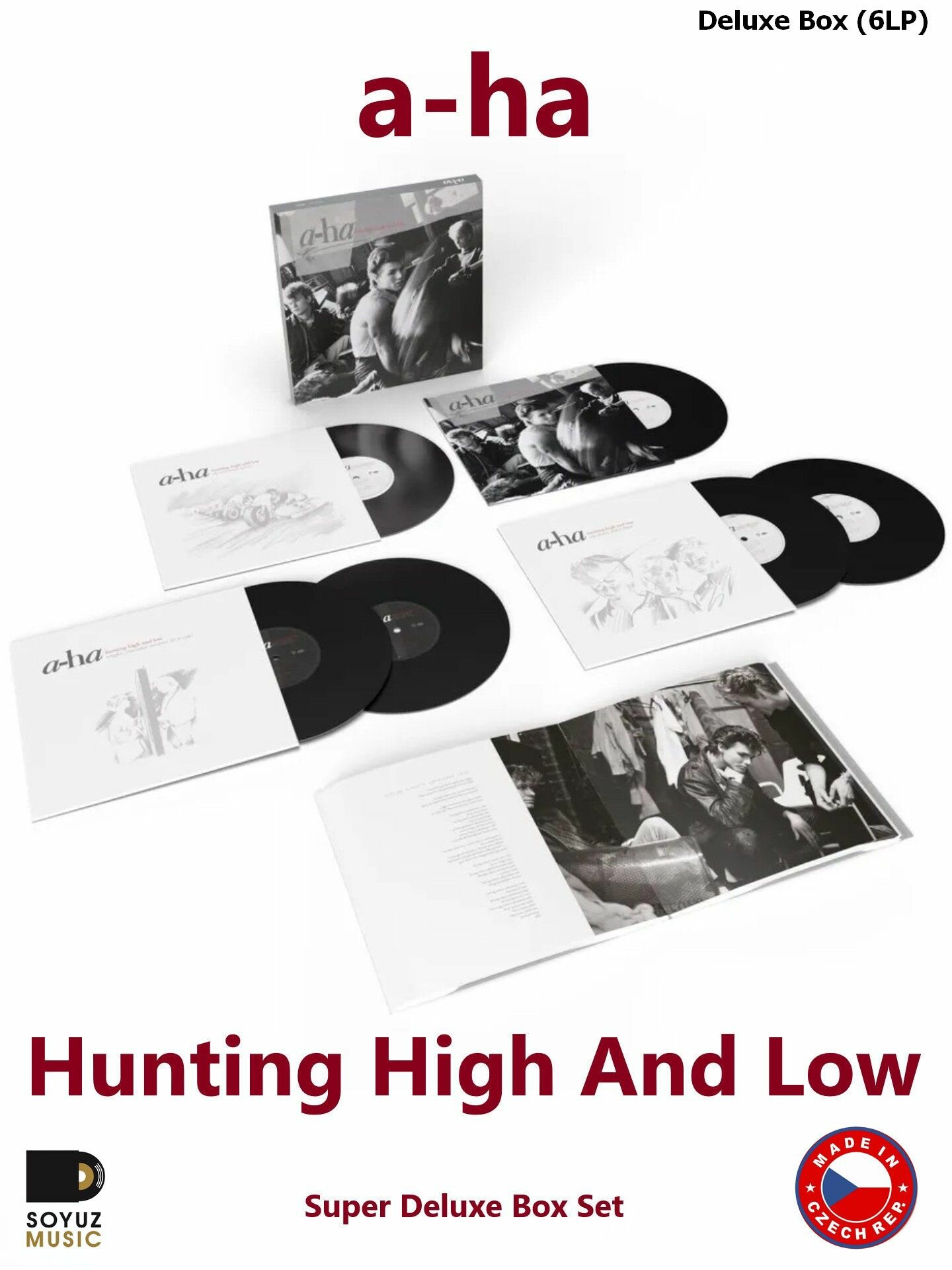A-ha. Hunting High And Low (6LP Deluxe Box/+ rare demos, remixes and alternate mixes/+ 64стр буклет/Импорт)