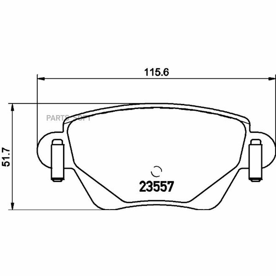 Колодки от официального дистрибьютора, BEHR-HELLA, артикул 8DB355009081
