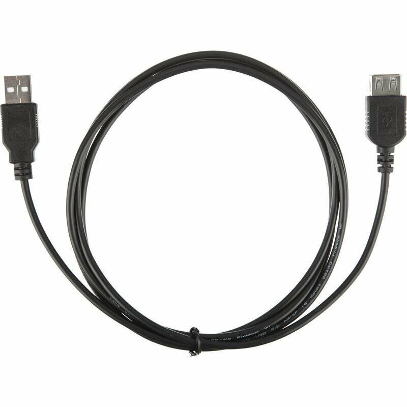 Удлинитель (OAVDC009) USB 2.0 AM/AF, 1.8м, чер, 1880127