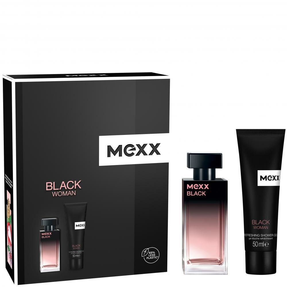 Набор Mexx Black Woman, туалетная вода 30мл + гель для душа 50мл