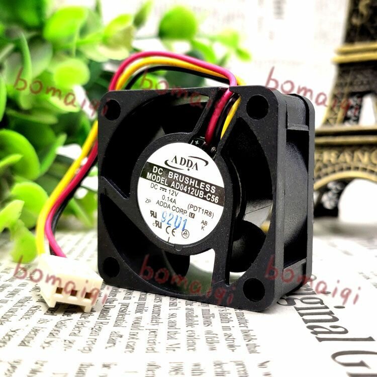 Вентилятор Охлаждения ADDA AD0412UB-C56 4020 4cm 12V 0.14A 40x40x20mm,40MM Три Линии Вентилятор