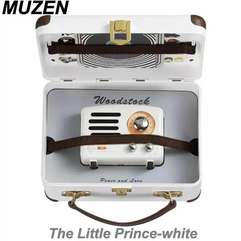 MUZEN The Little Prince Настольный Мини-динамик OTR FM-радио Bluetooth Беспроводной музыкальный металлический плеер