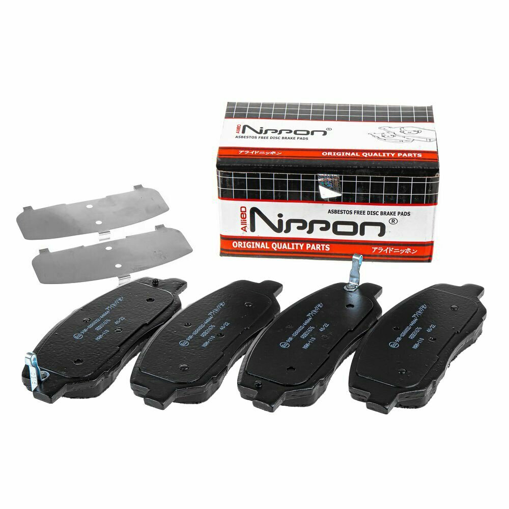 Колодки передние HYUNDAI Santa Fe 06- KIA Sorento 09- ALLIED NIPPON ADB 31676