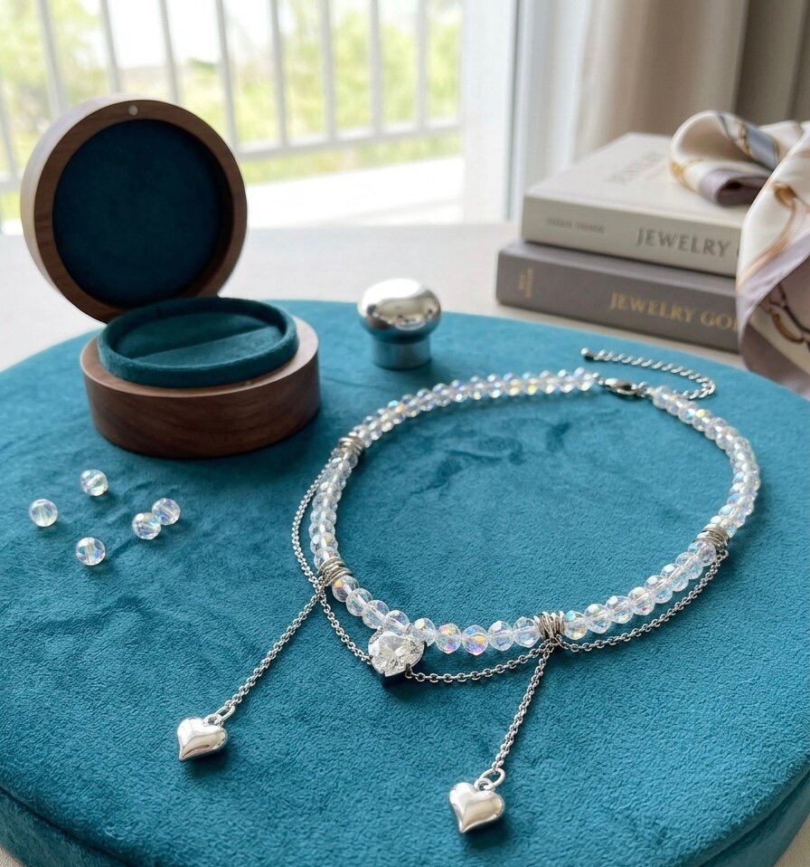 Бусы, Swarovski Zirconia