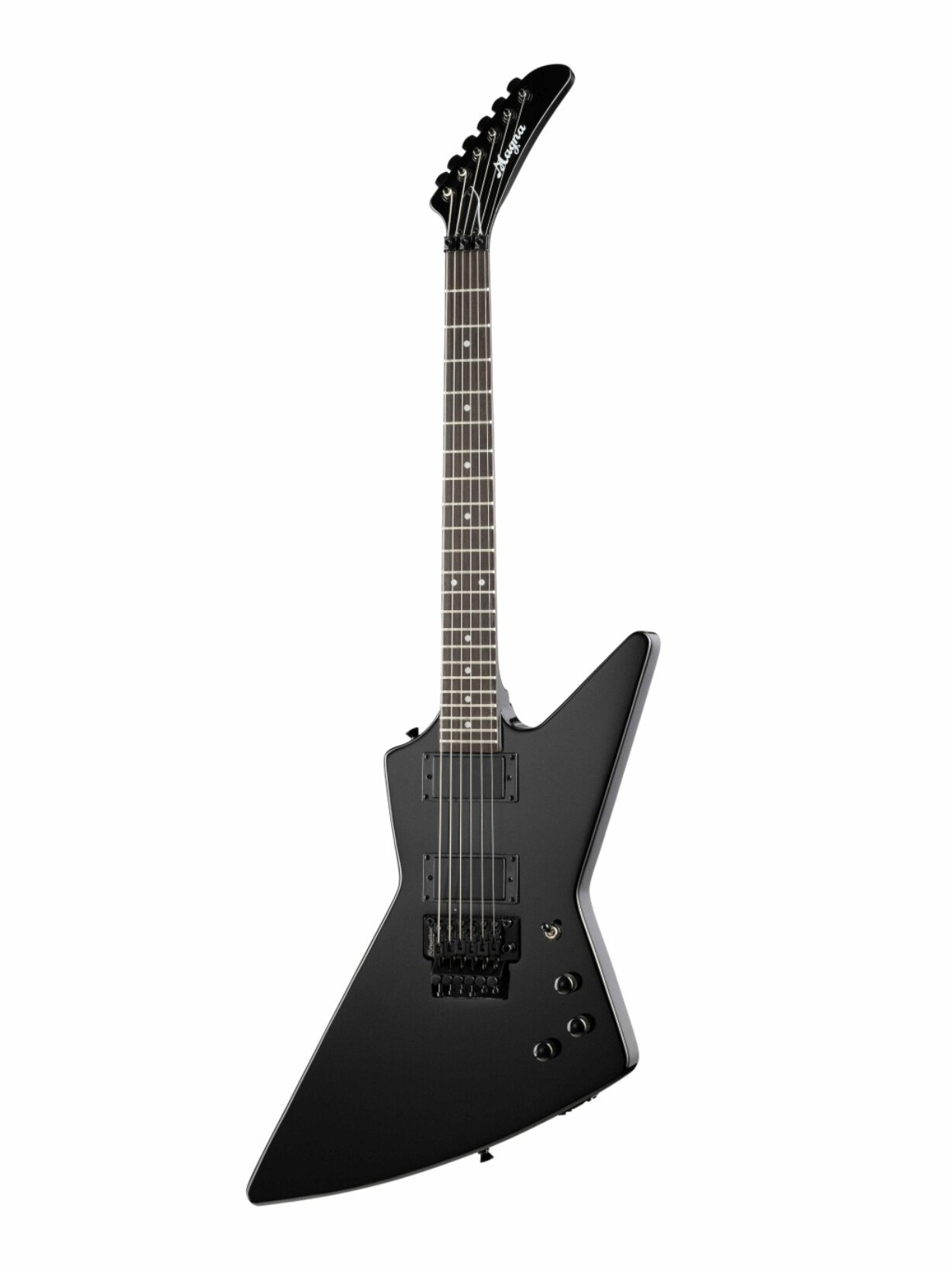 Электрогитара Magna 2000EFR-BK, окоуме, активный звукосниматель H-H, тремоло Floyd Rose