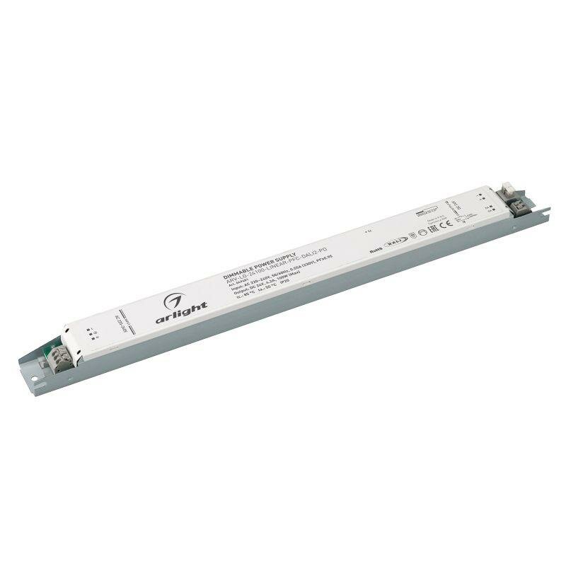 Блок питания ARV-LG-24100-LINEAR-PFC-DALI2-PD 24В 4.2А 100Вт IP20 метал. Arlight 049481
