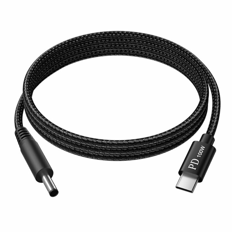 Плетеный кабель для быстрой зарядки мощностью 100 Вт/ч-Dell 4.5x3.0