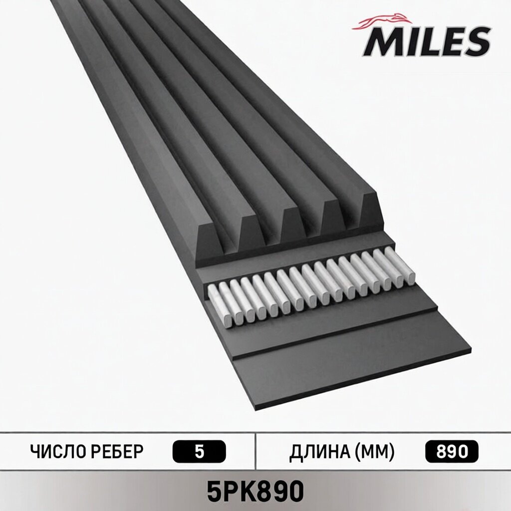 Ремень поликлиновый Dayco 5PK890
