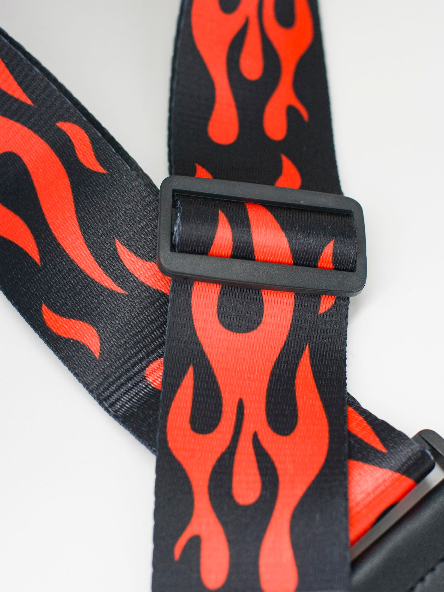 Ремень для гитары BaggZ G-strap-4FL из прочной ткани, наконечники из кожи — фото 1