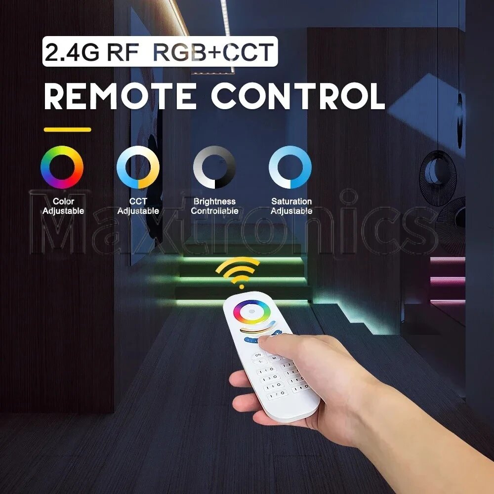 Пульт 2.4G RGB+CCT для LED лент GL-RC-009