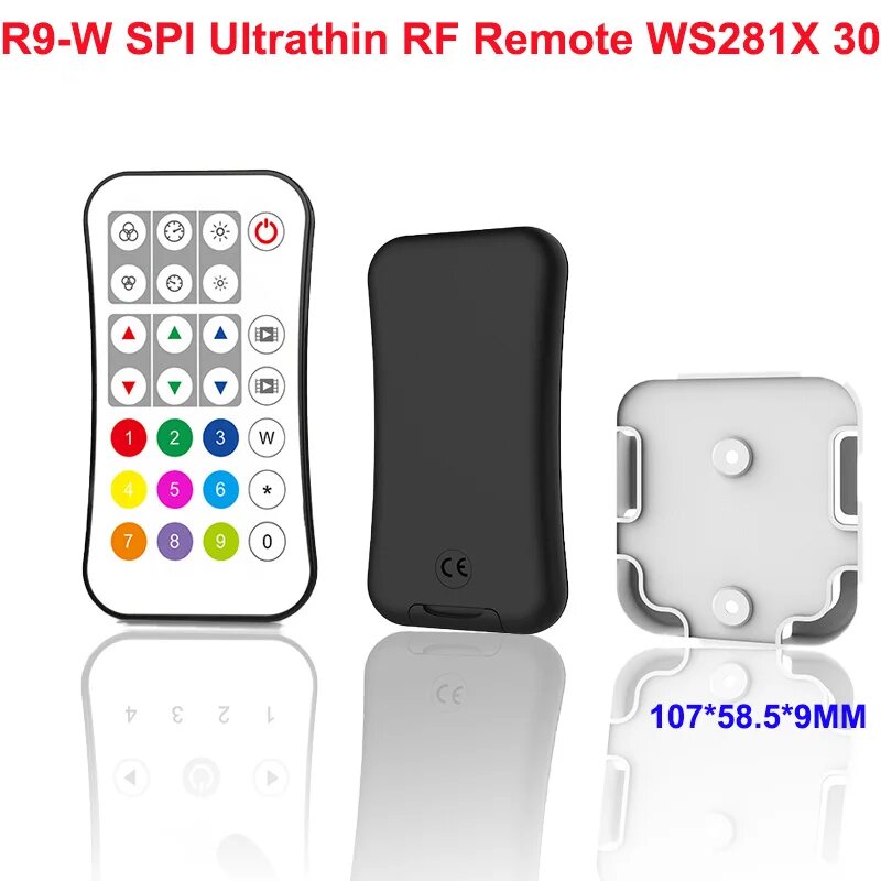 R9-W SPI RF ультратонкий пульт для WS281X