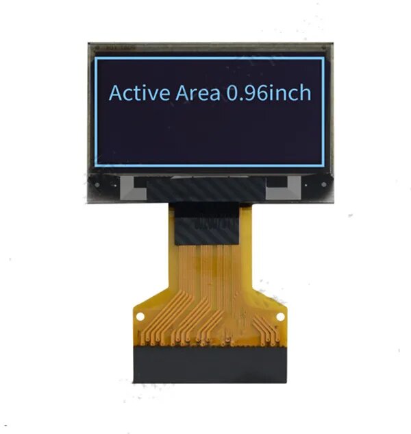 OLED-дисплей 0.96" синий, 128x64, SSD1315