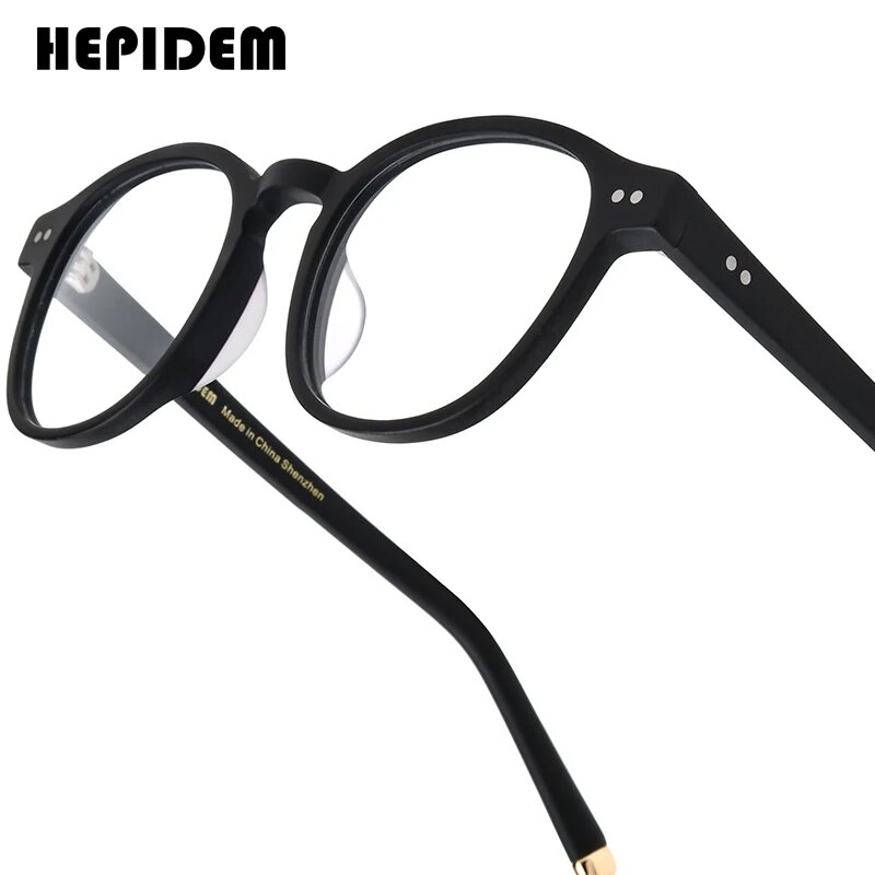 Оправа для очков HEPIDEM овальная, Matte Black C6