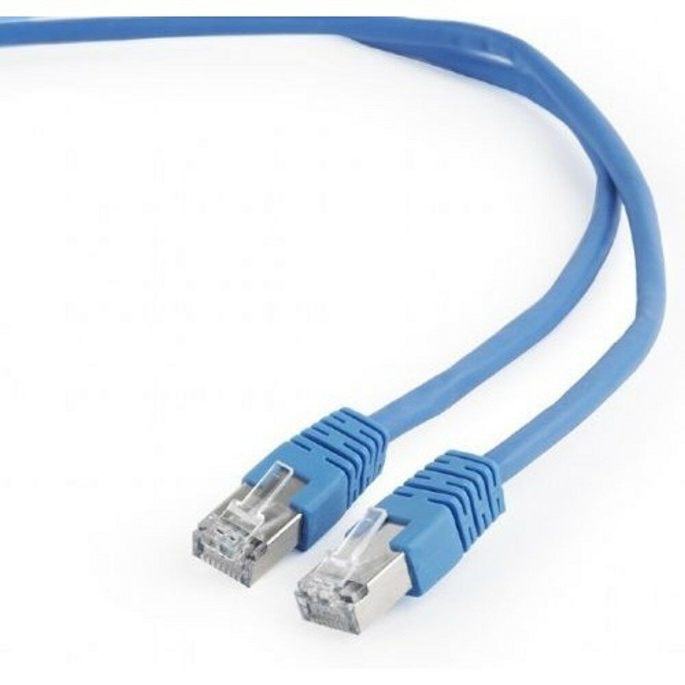 Патч-корд интернет кабель Cablexpert PP6-1M/B U/ FTP cat.6 1 м Синий