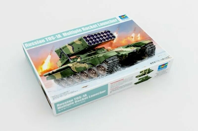 Trumpeter Model 05582 1/35 русский ТОС-1А Несколько ракетных пусковых установок Статический набор моделей
