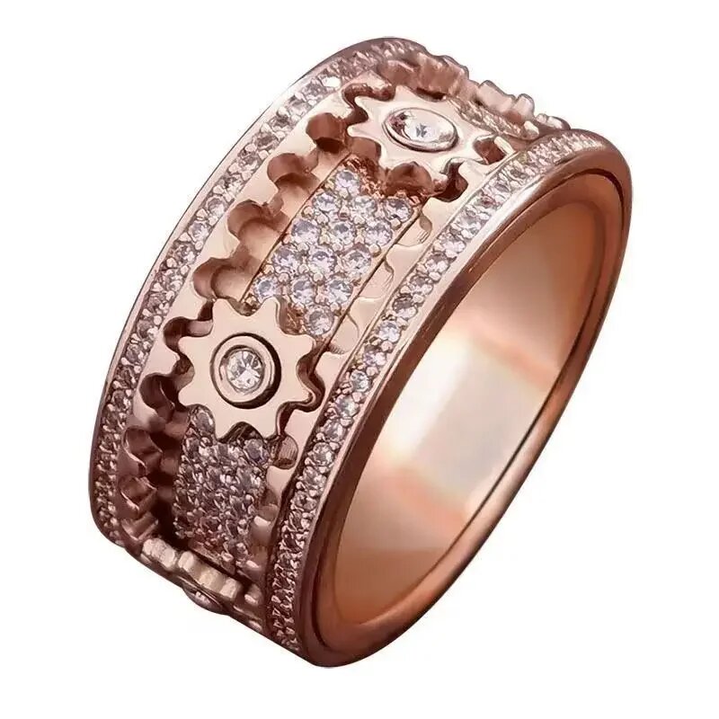 Кольцо UZZDSS, gold — фото 1