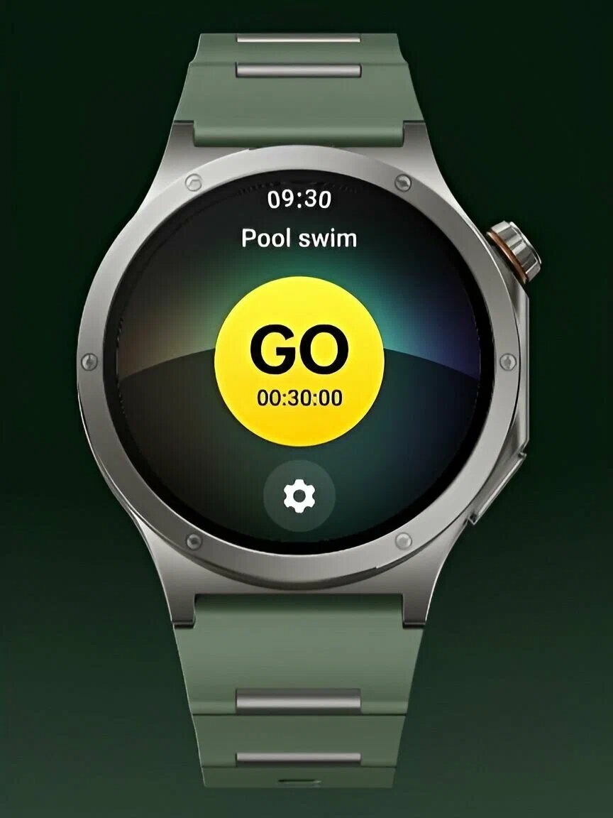 Смарт часы OnePlus Watch 4 47mm (Evergreen Titanium|Зеленый) Регион - EU — фото 1