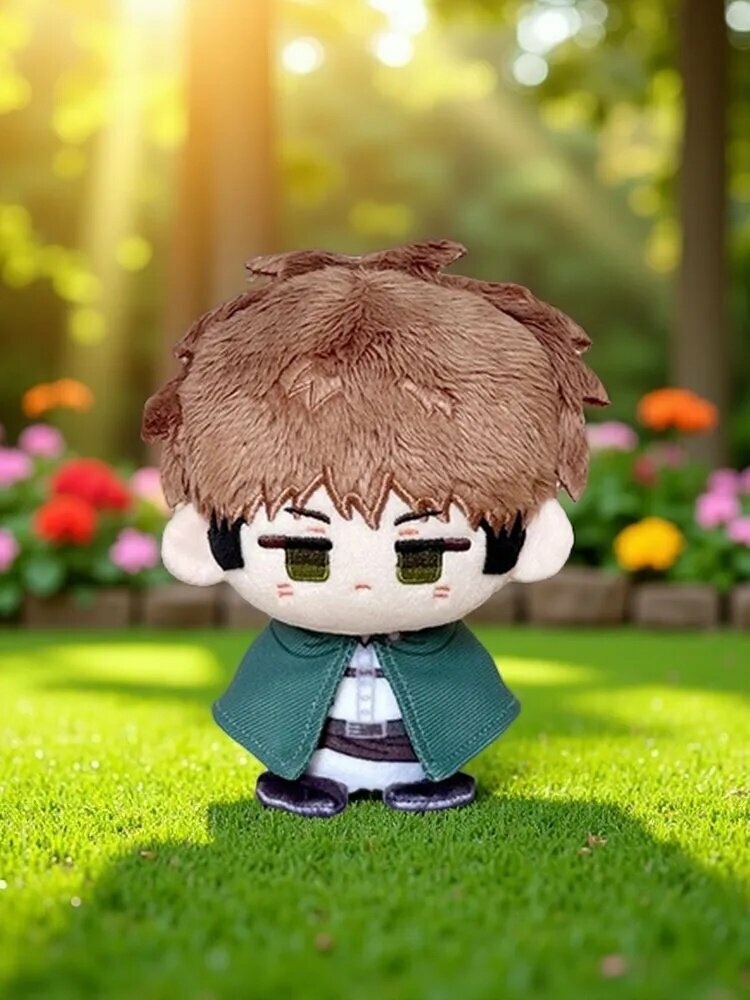 12cm Атака Титанов Жан Кирштайн мягкие игрушки аниме ; Attack On Titan Shingeki no Kyojin Jean Kirstein мягкая игрушка