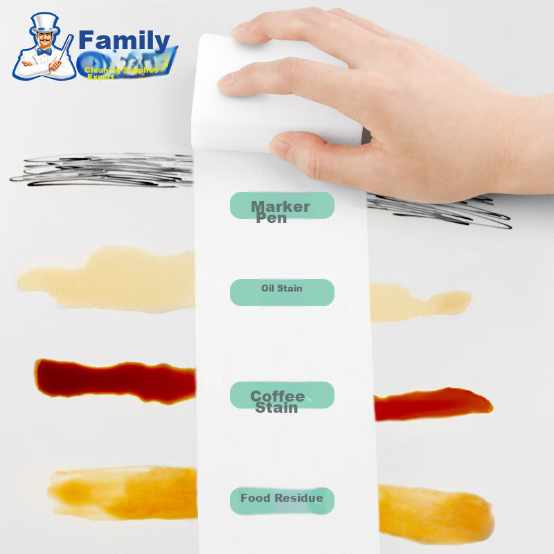 Shijia Nano Sponge Magic Eraser Kitchen Cleaning Cloth, Absorbent, Removes Oil Stains, 24 Pieces