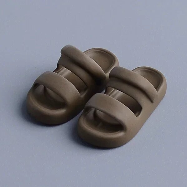 Бежевые сандалии для кукол 1/12, B hollow shoes