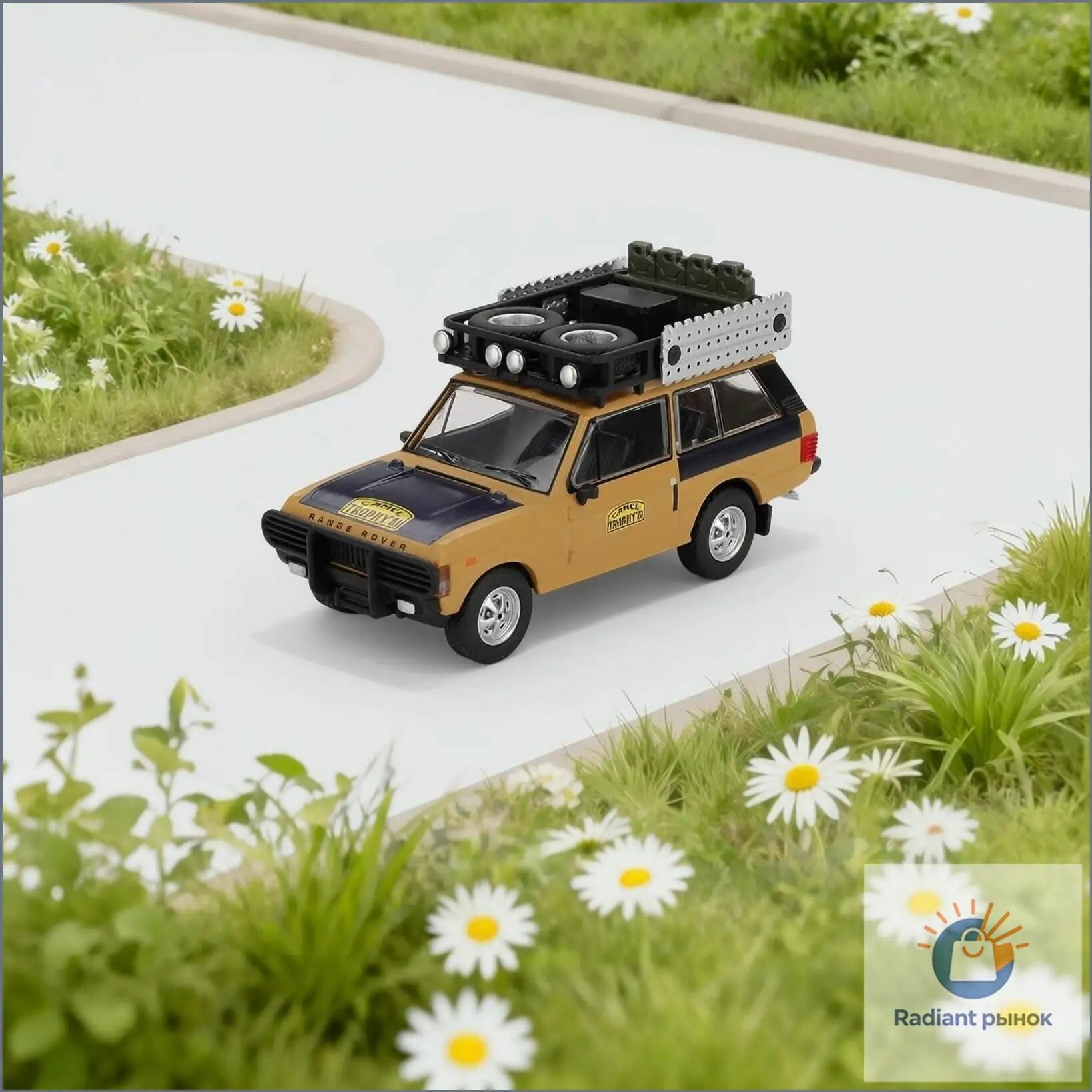 1/64 Diecast Модель автомобиля MINIGT RR 1981 Camel Trophy Sumatra LHD MGT01144-CH