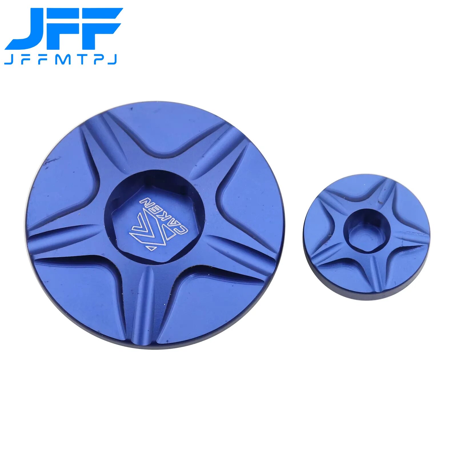 Крышка масляного фильтра двигателя синяя Yamaha YZ/WR 2014-2021