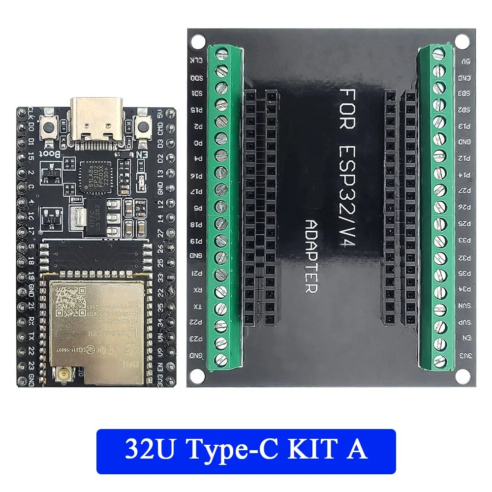 ESP32-32U Type-C Kit A, черный