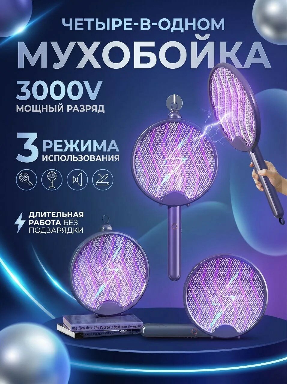 Мухобойка электрическая от насекомых