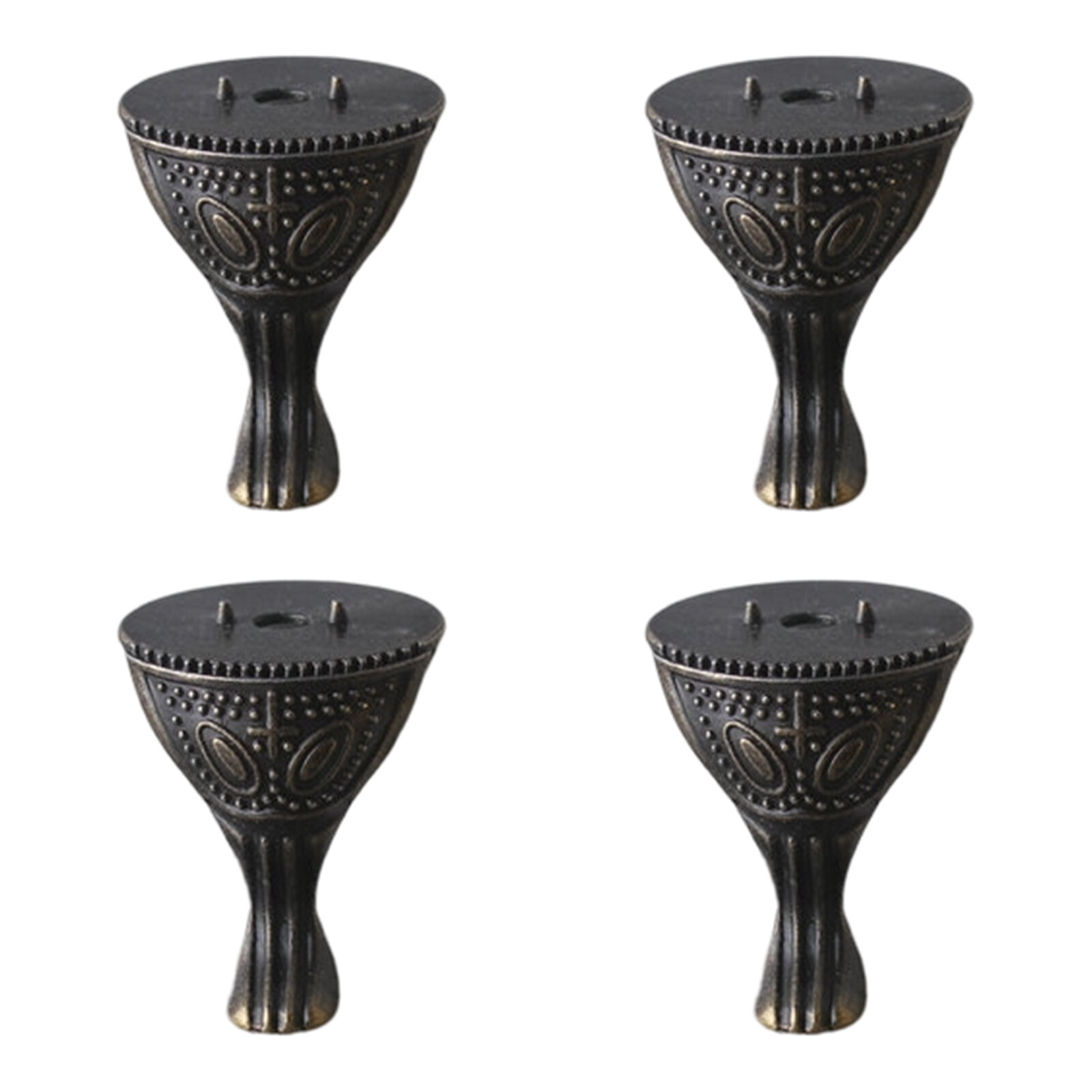 4 антикварные ножки из сплава для поделок, упаковки