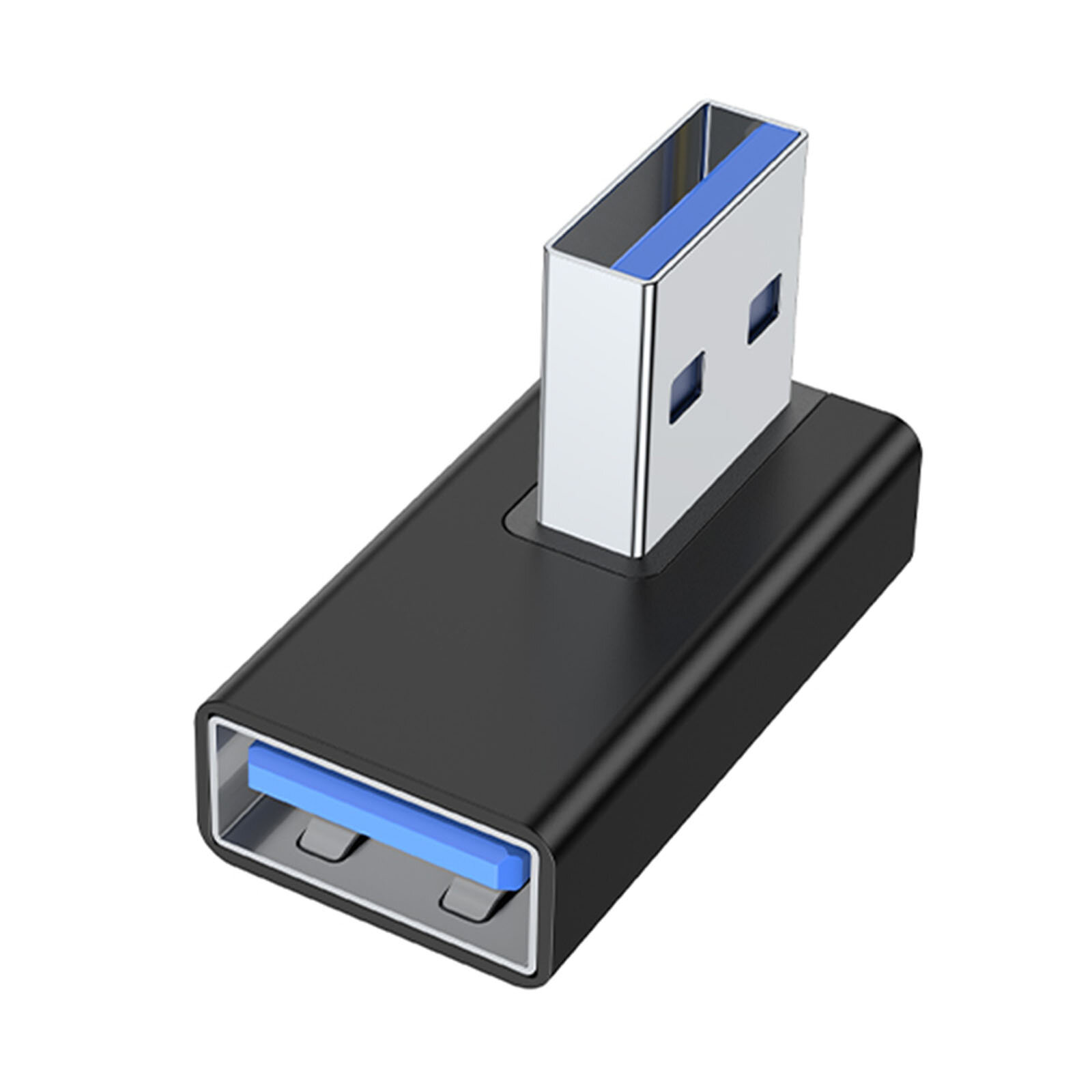 USB 3.0 переходник с углом 90 градусов, мужской на женский,