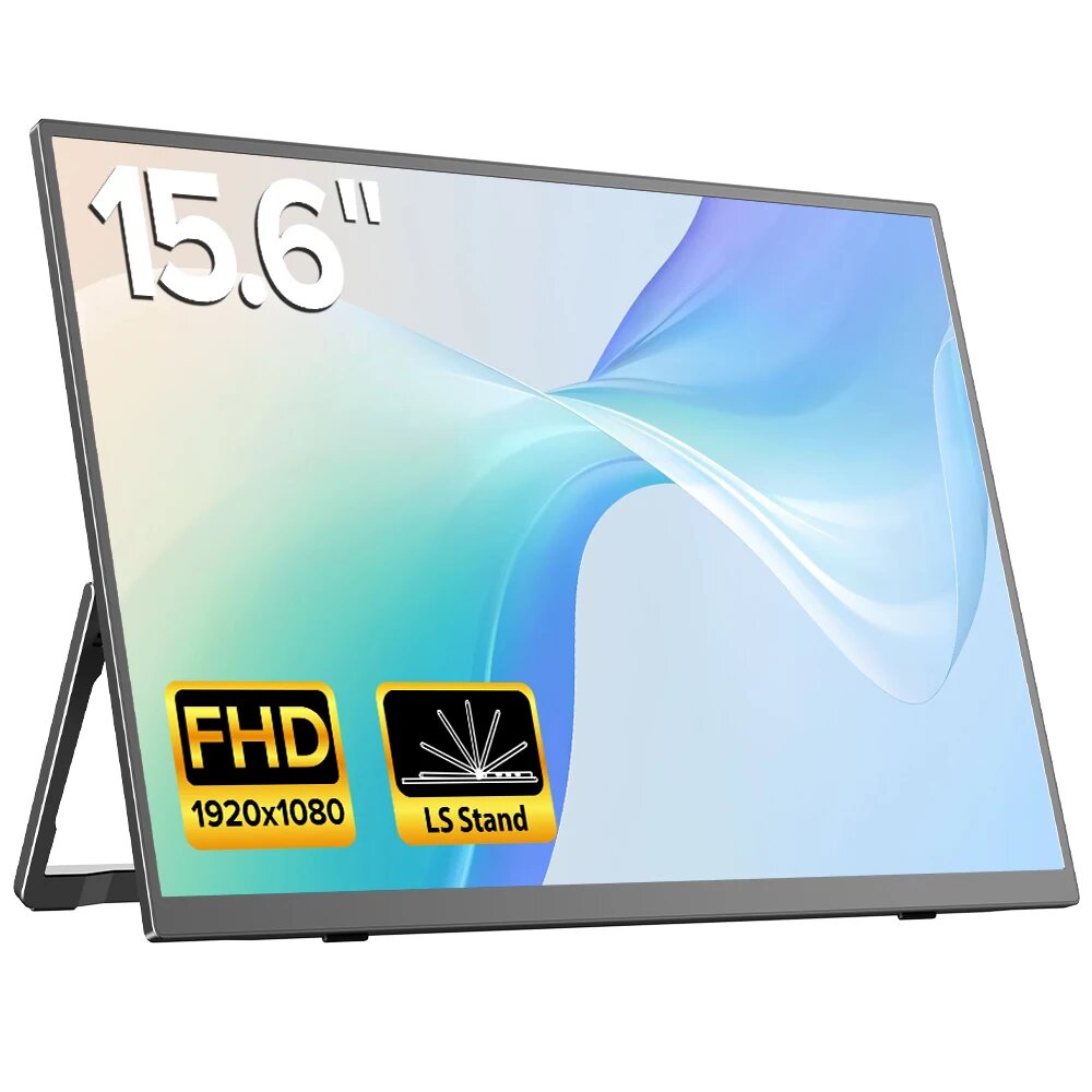 UPERFECT 15.6" портативный монитор Black, EU Plug, 1920x1080