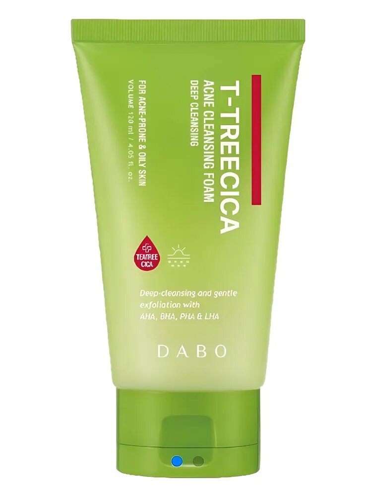 Пенка для умывания DABO "T-Tree", с экстрактом чайного дерева, для проблемной кожи, 120мл