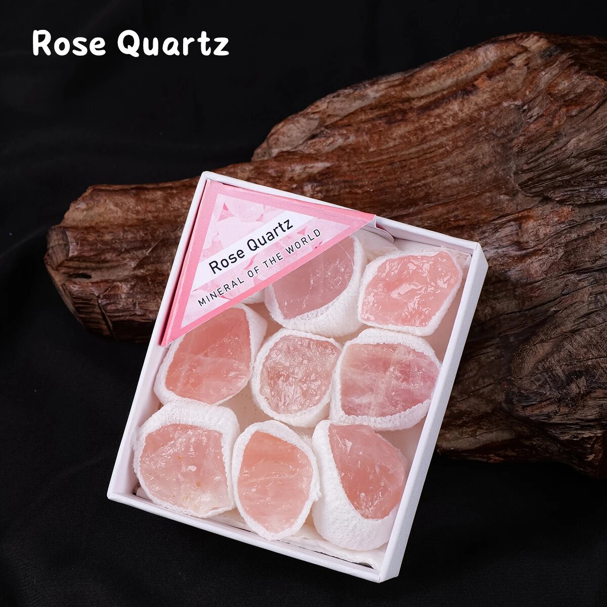 Набор камней Runyangshi для медитации rose quartz