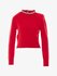 Свитер Pinko Crystal-embellished mock-neck sweater, размер 44, , red