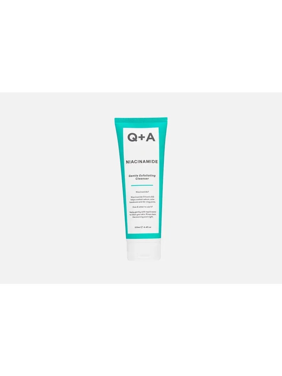 Q+A Niacinamide Gentle Exfoliating гель для умывания 125мл