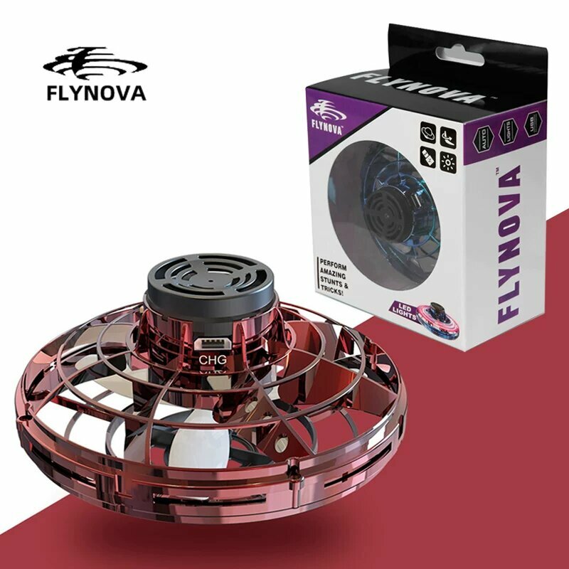 Красный FlyNova Первого Поколения Восстанавливающаяся УФО-Диск, 1 шт