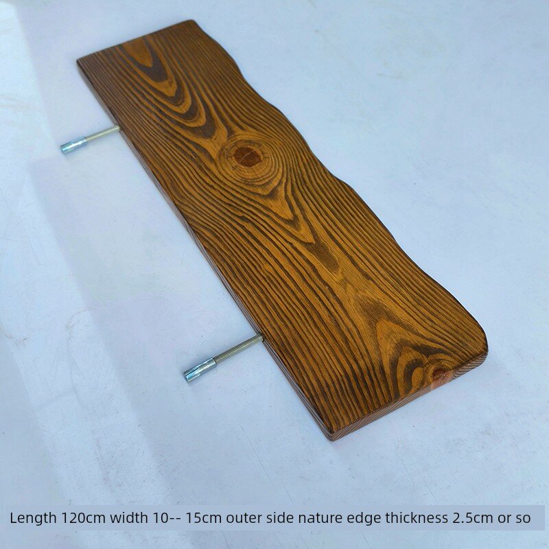Реконструированный деревянный полочный стеллаж, 120 см длина x 10-15 см ширина, хранение на стену для маленьких комнат