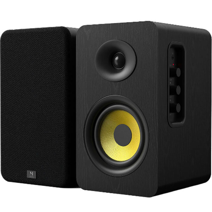 Колонки Music Public Kingdom BS080, Bluetooth v5.3, 80 Вт, пульт, чёрная