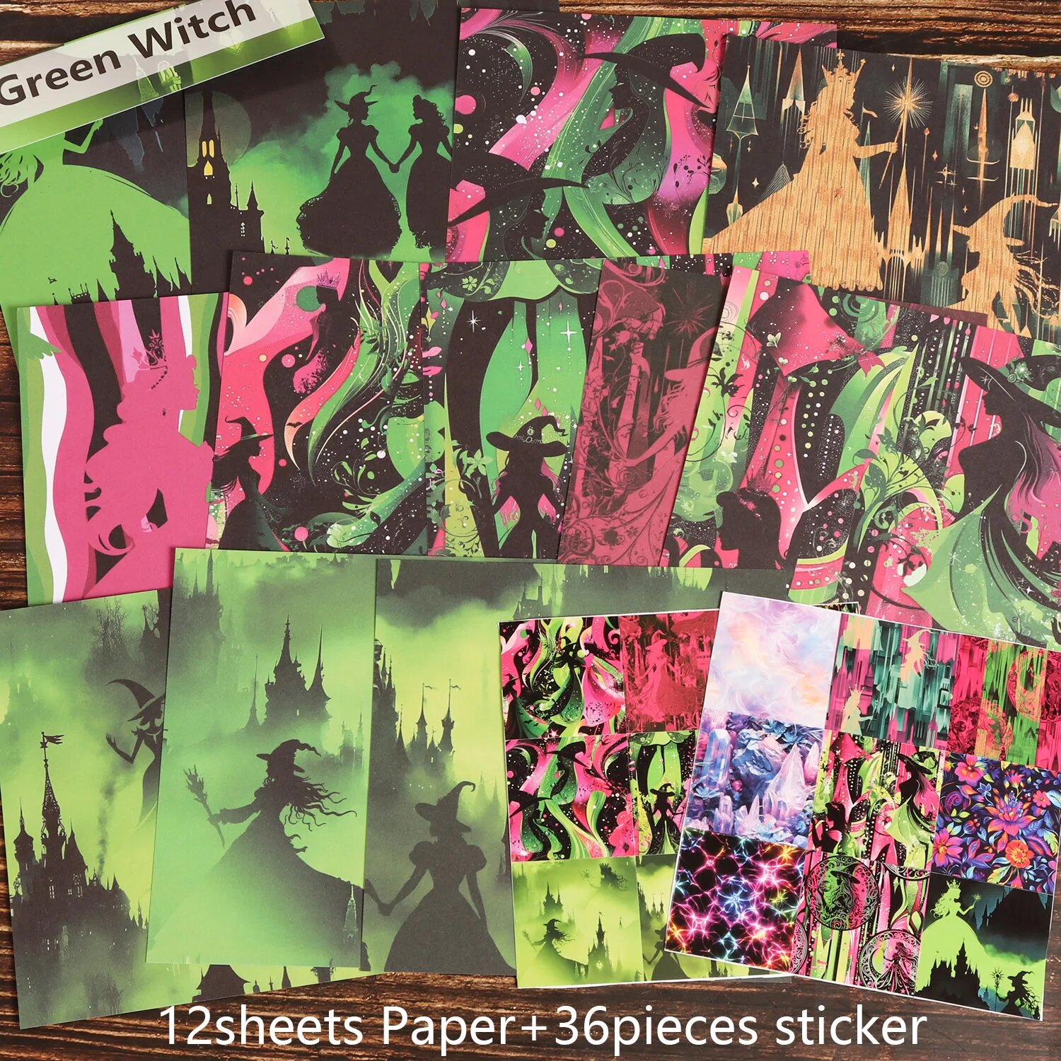 Набор бумаги для скрапбукинга Wicked Witch