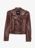 Куртка PATRIZIA PEPE Belted double-breasted jacket, размер 40, коричневый