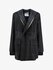 Пиджак Sacai Pleated blazer, размер 44, black