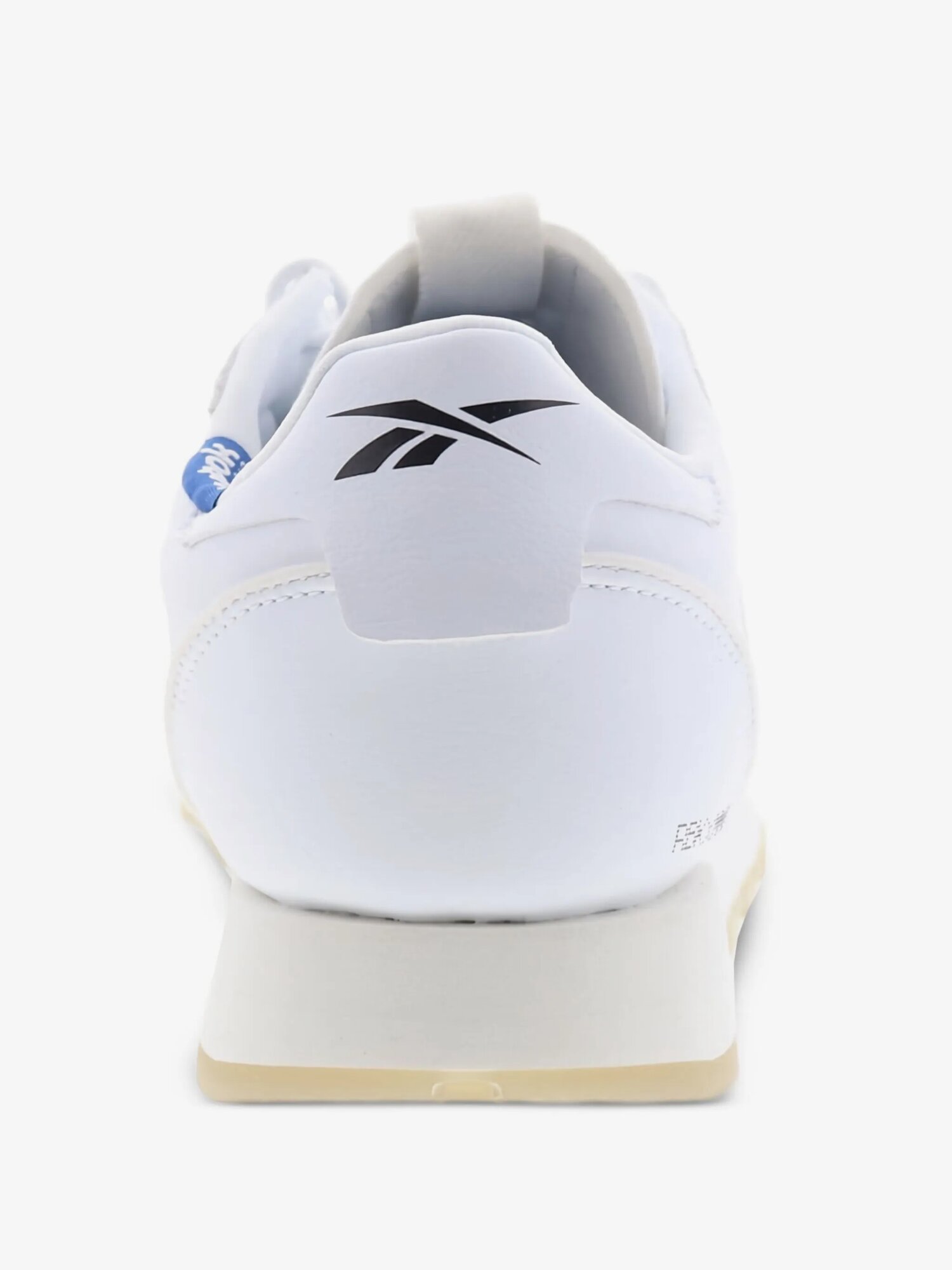 Кроссовки Reebok Classic Vegan White/Chalk/Vector Blue, размер 9,5 US, белый — фото 1