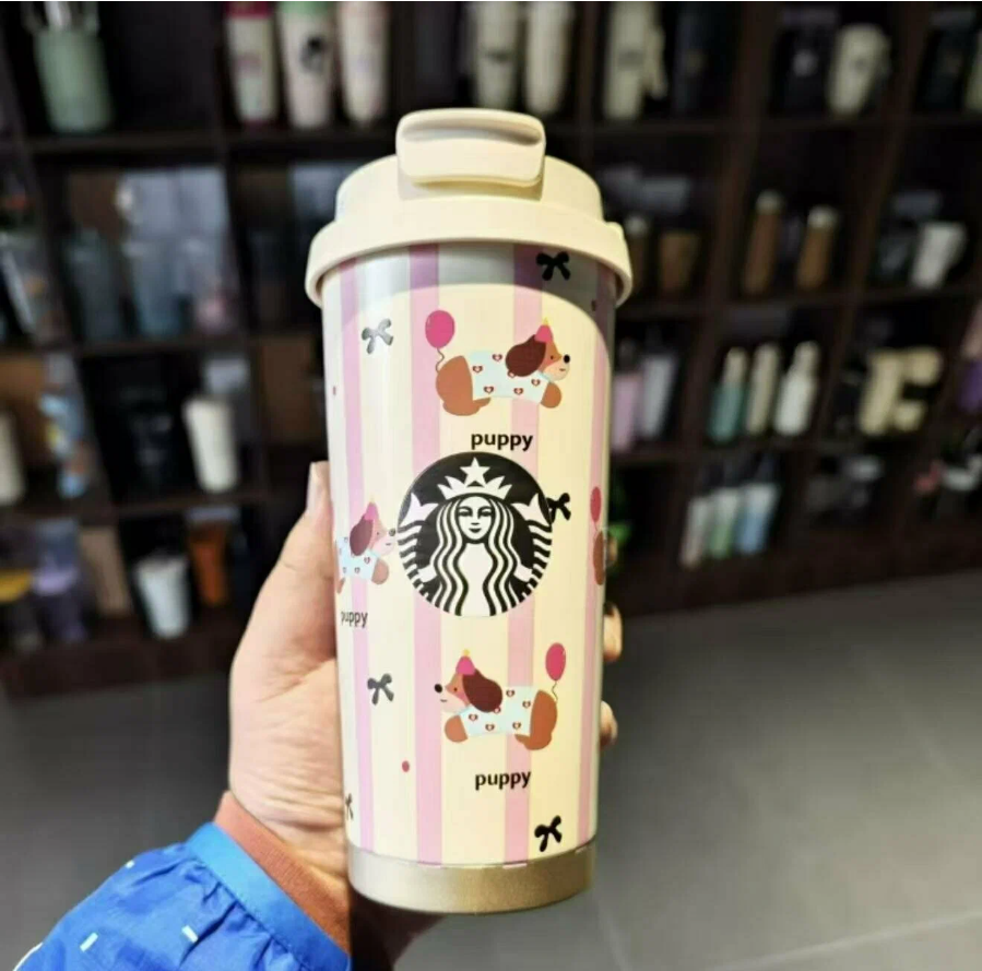 Новая культовая автомобильная термокружка Starbucks из нержавеющей стали, 520 мл.