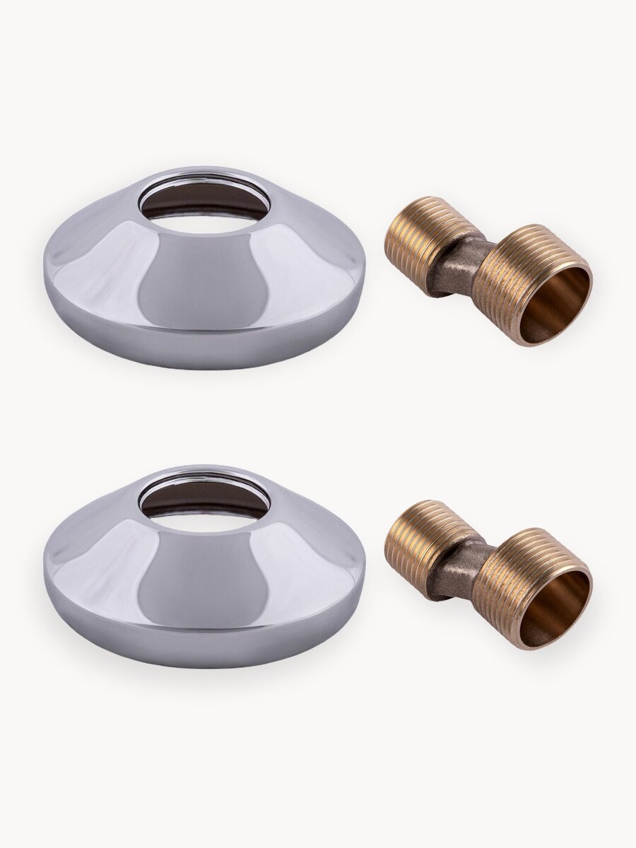 Эксцентрик с отражателем 1/2"х3/4" для смесителя (комплект 2 шт.)